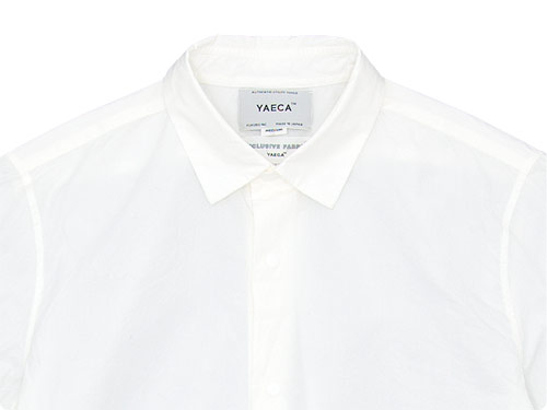 YAECA コンフォートシャツ スタンダード WHITE 〔メンズ〕 【17152】 YAECA通販・取扱い rusk（ラスク）