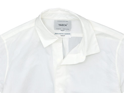 YAECA コンフォートシャツ スタンダード WHITE 〔メンズ〕 【17152】 YAECA通販・取扱い rusk（ラスク）